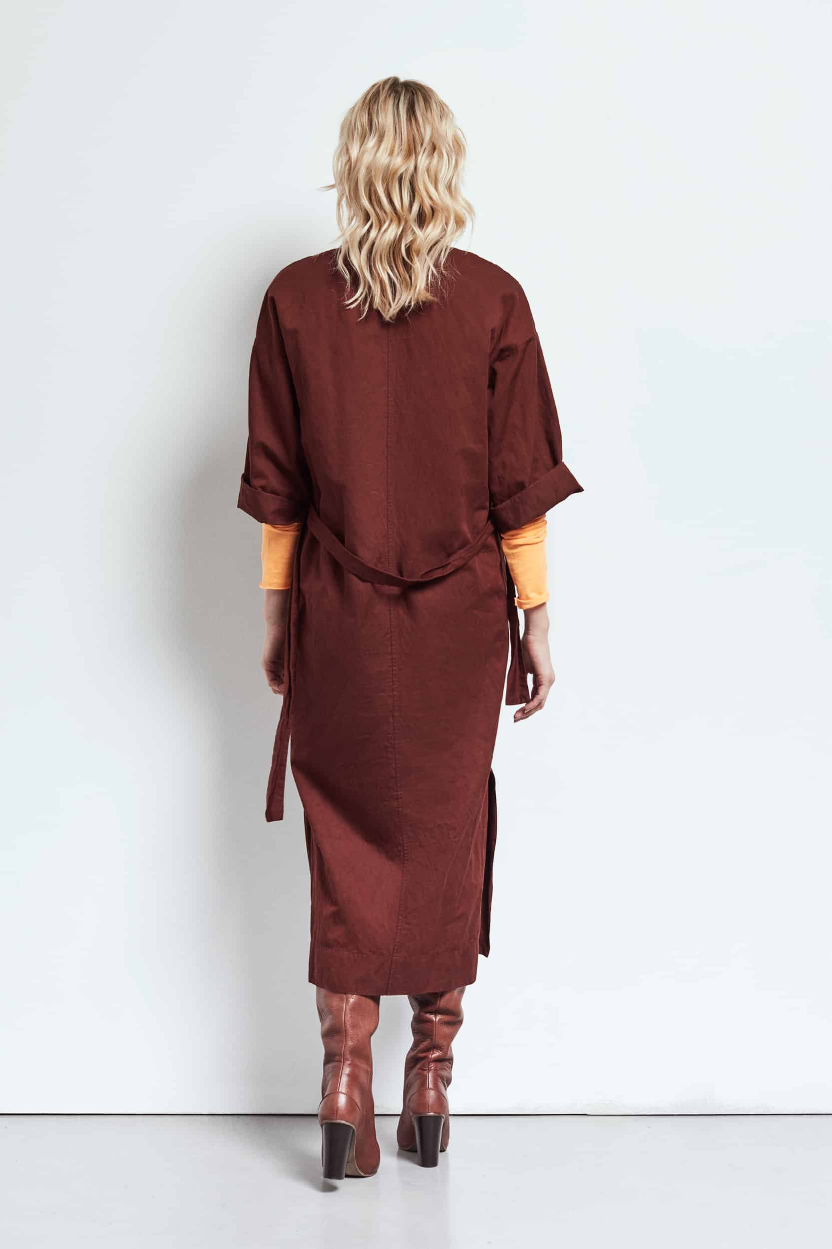 Elyce Dress Maroon | Margareta Concept Store