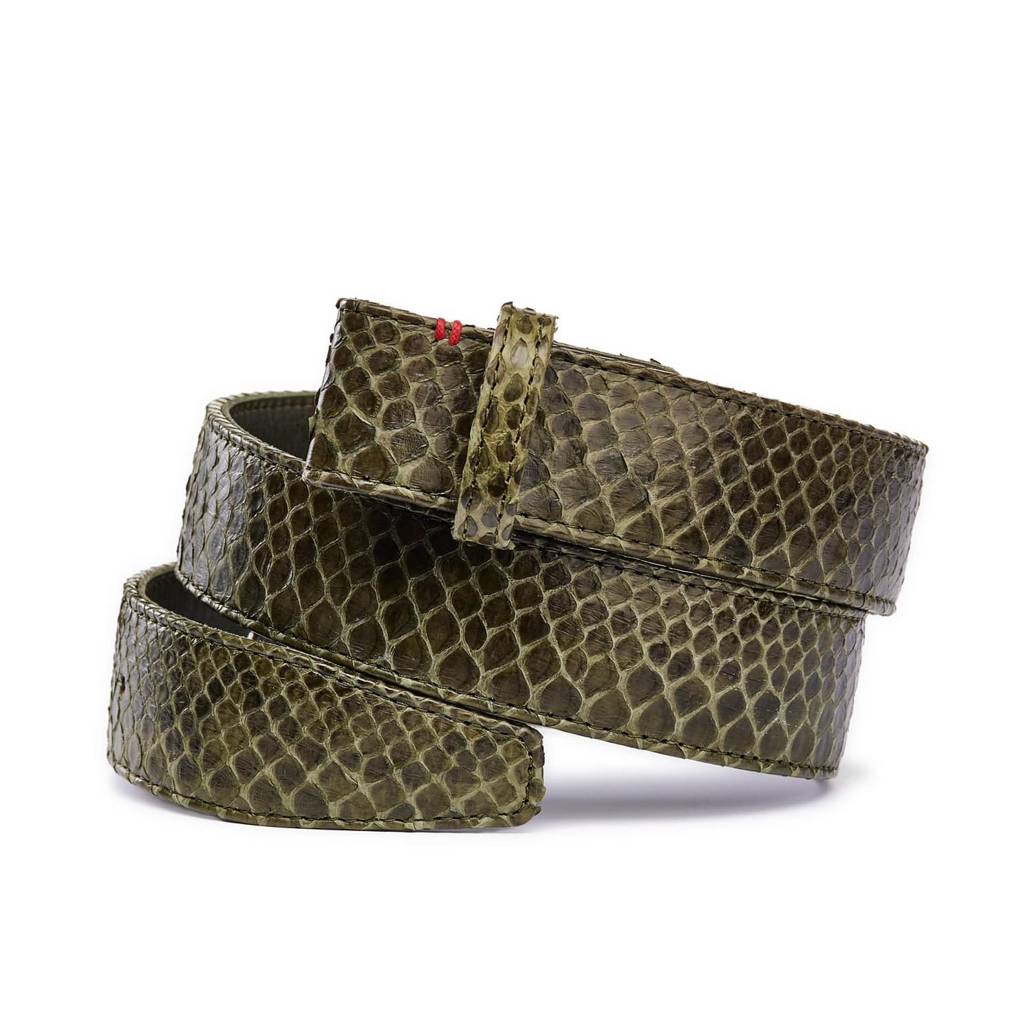 Army Python Belt | Margareta Concept Store