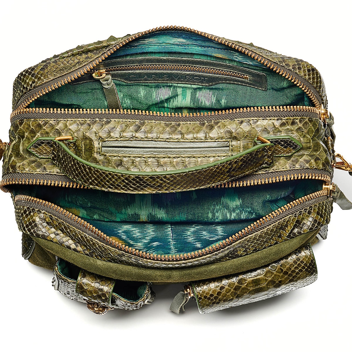 Kaki Python Bag Cesar | Margareta Concept Store