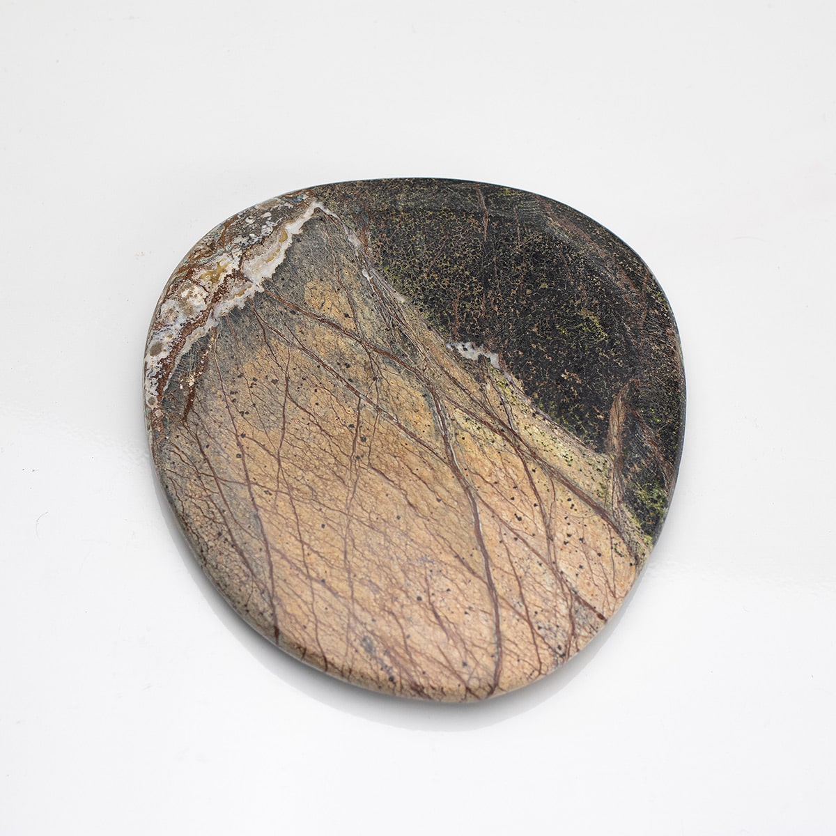 Small Brown Marble Plate | Margareta Concept Store