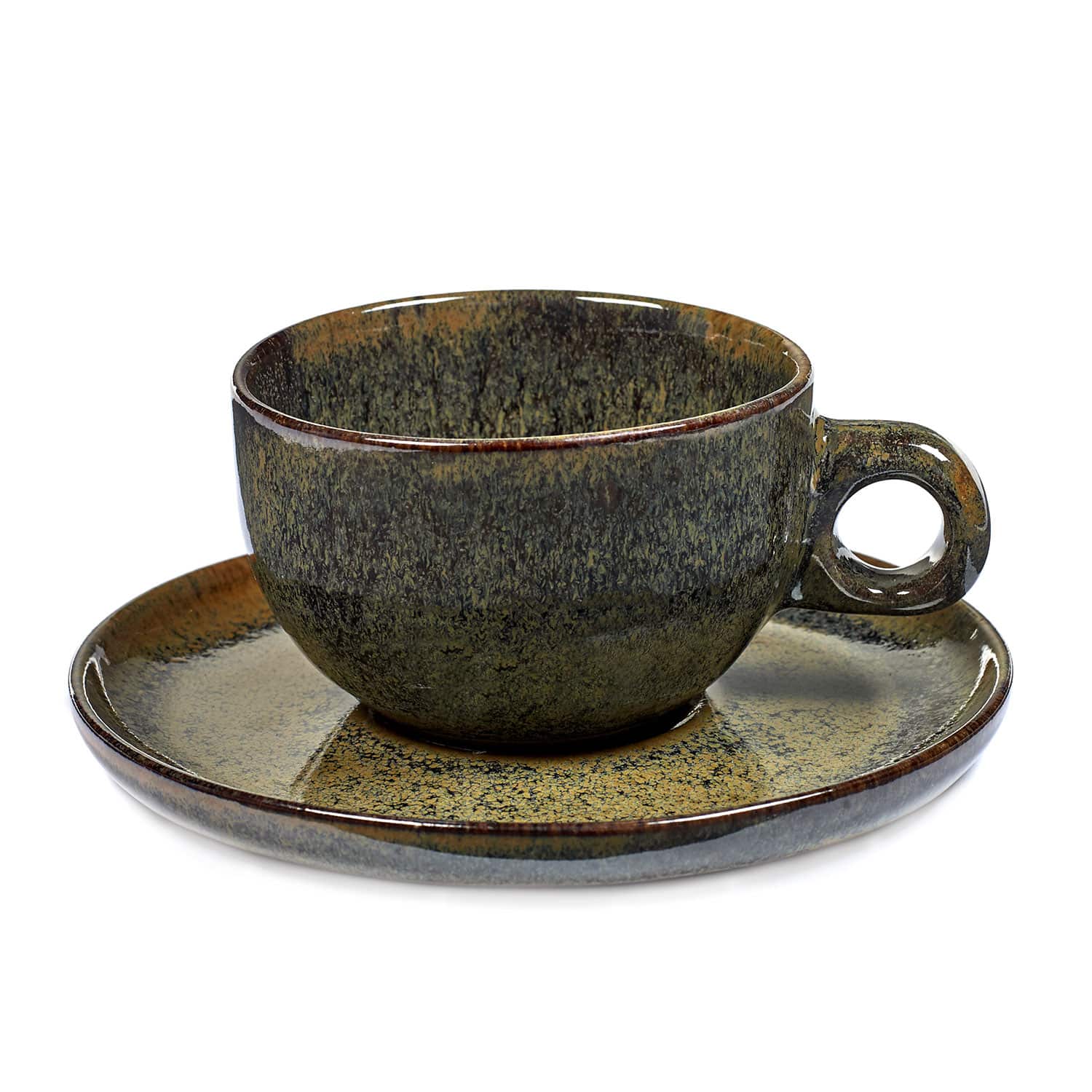 Set Of 2 Surface Cappuccino Cups Indi Grey | Margareta Concept Store