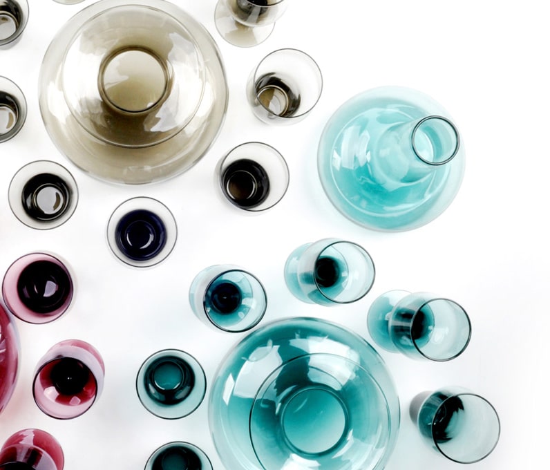 Set Of 4 Host Glass Small Smoke Grey | Margareta Concept Store