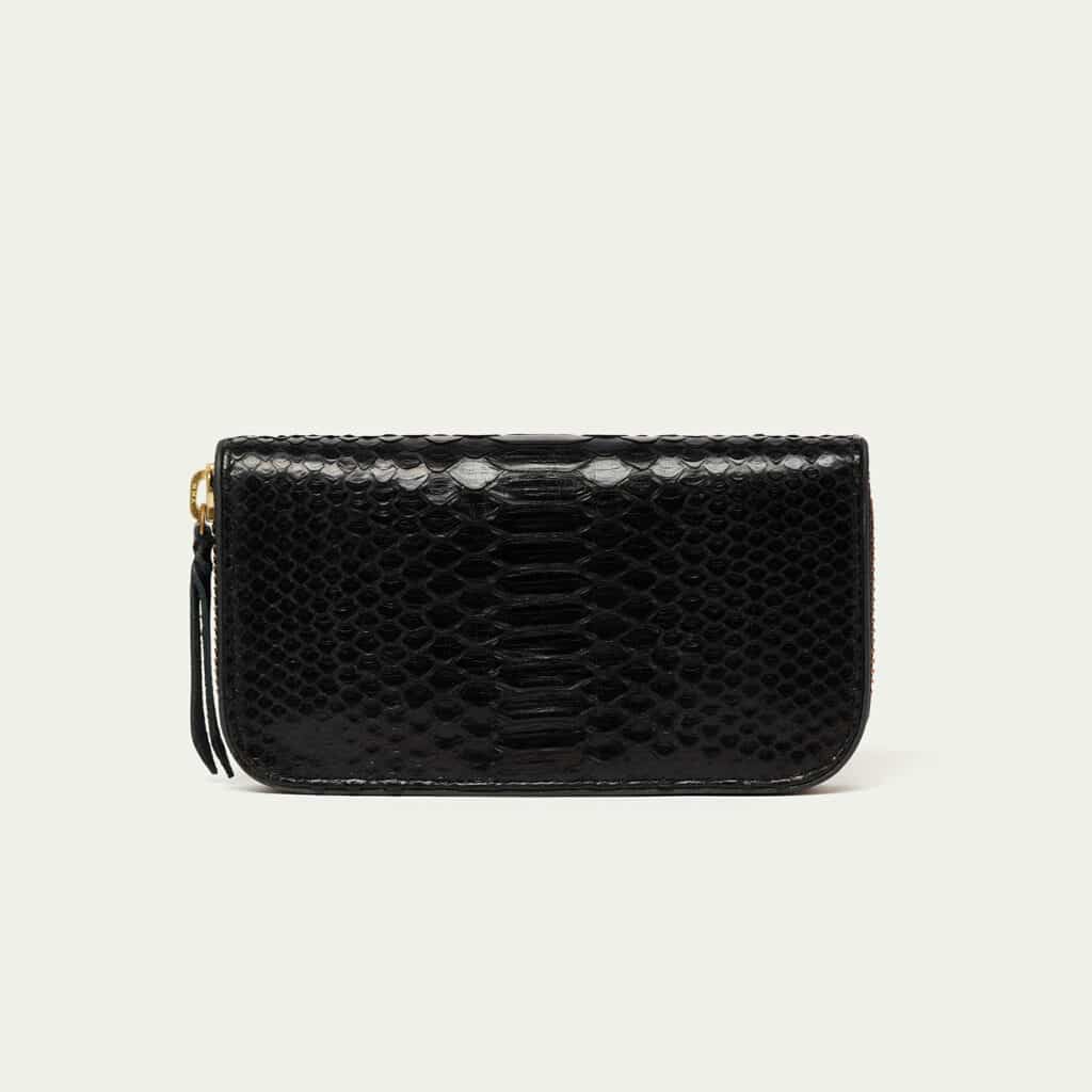 Black Python Wallet Bob | Margareta Concept Store