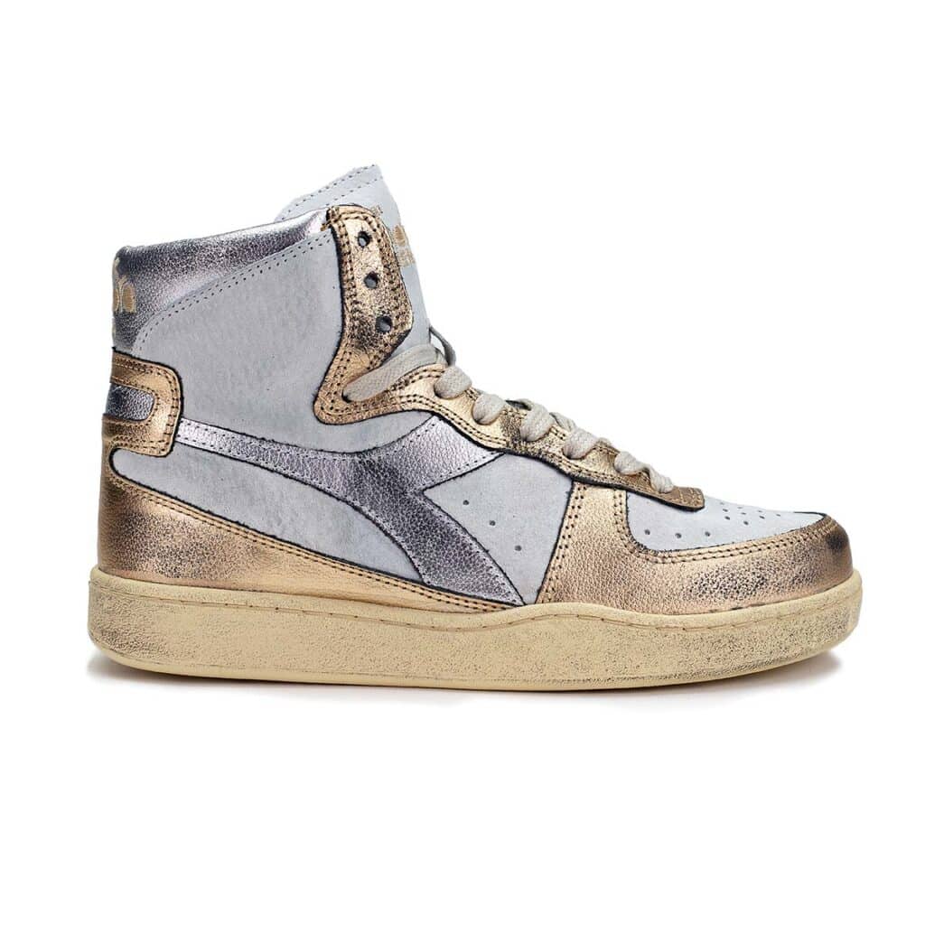 Diadora Heritage Mi Basket Metallic Pigskin Used | Margareta Concept Store